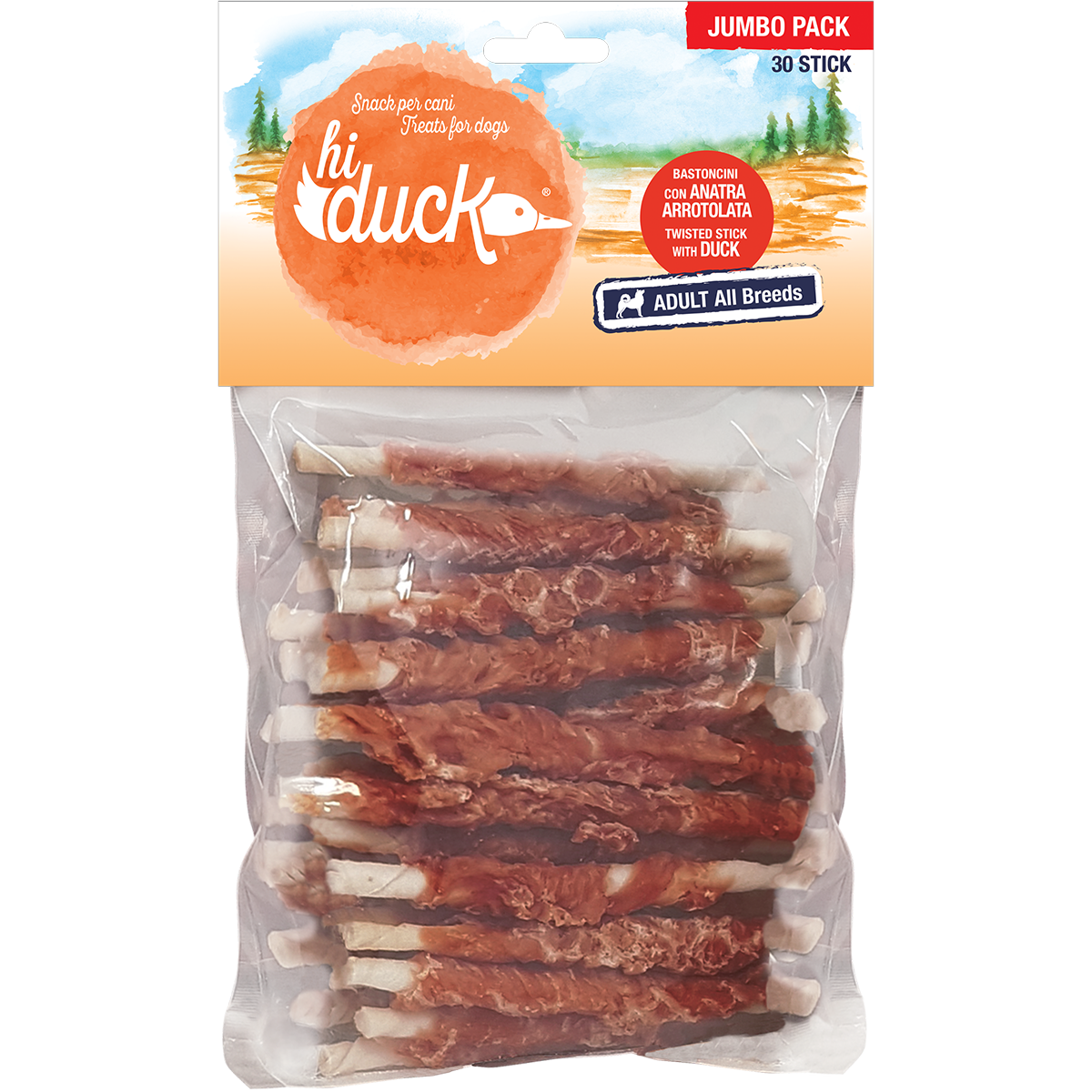HI Duck Snack Bastoncini con anatra 350G - Hi