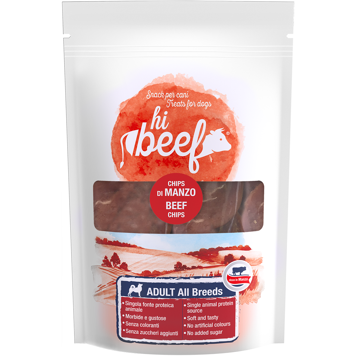 HI Beef Snack Chips al Manzo 90G - Hi