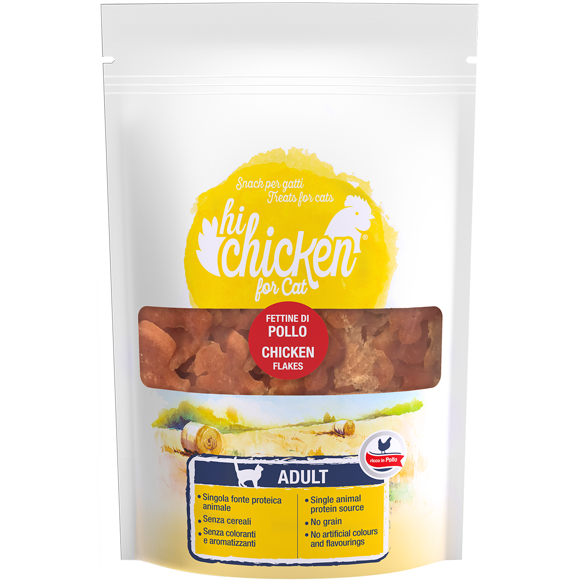 Hi Chicken Snack Gatto Fettine Di Pollo 40G - Hi